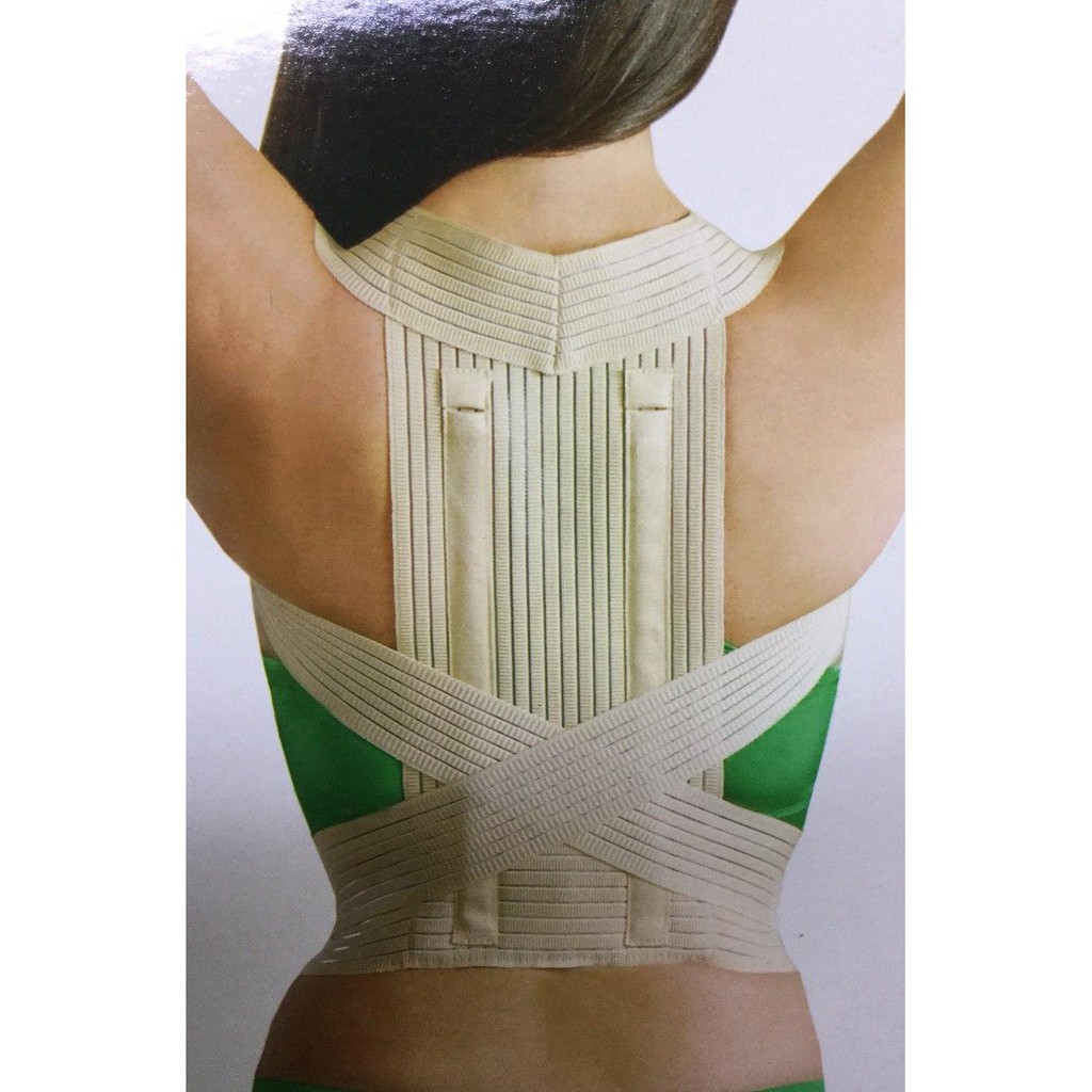Posture Brace Elastic With Stays (M / L) | Shopee Malaysia