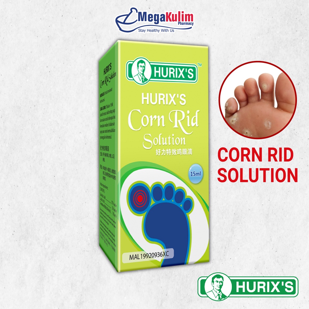 Hurix's Corn Rid Solution 15mL | Shopee Malaysia