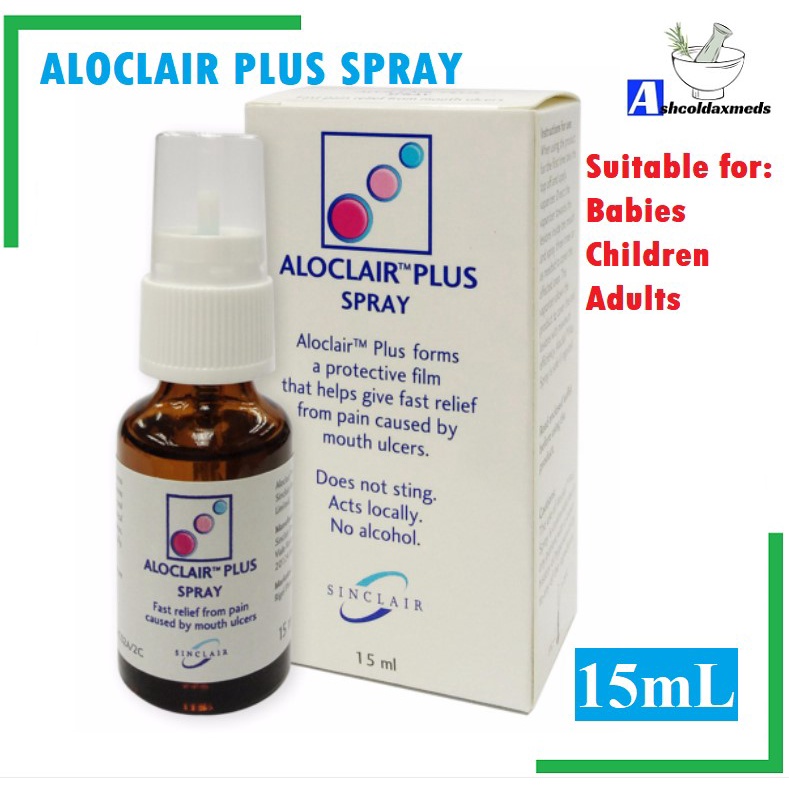 Aloclair Plus Spray 15ml Or Aftamed Spray 20ml Sakit Tekakulcer Muluttekak Keringexp092025