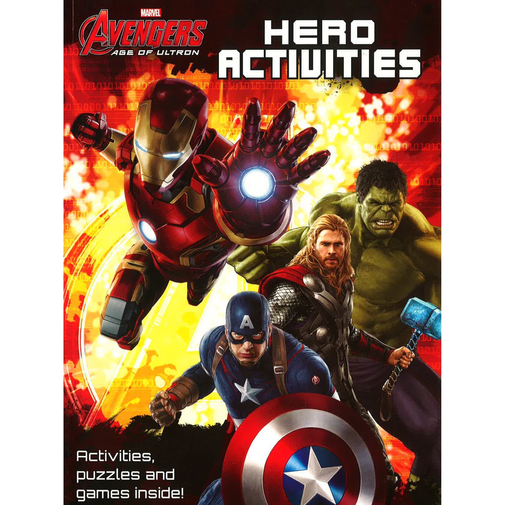 (BX) Marvel Avengers Hero Activities (ISBN: 9781474832465) | Shopee ...