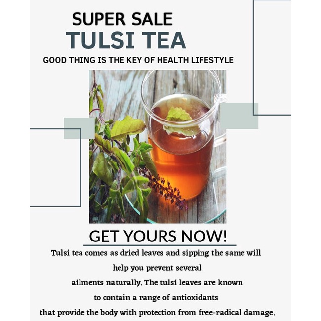 TULSI TEA/HOLY BASIL TEA | Shopee Malaysia