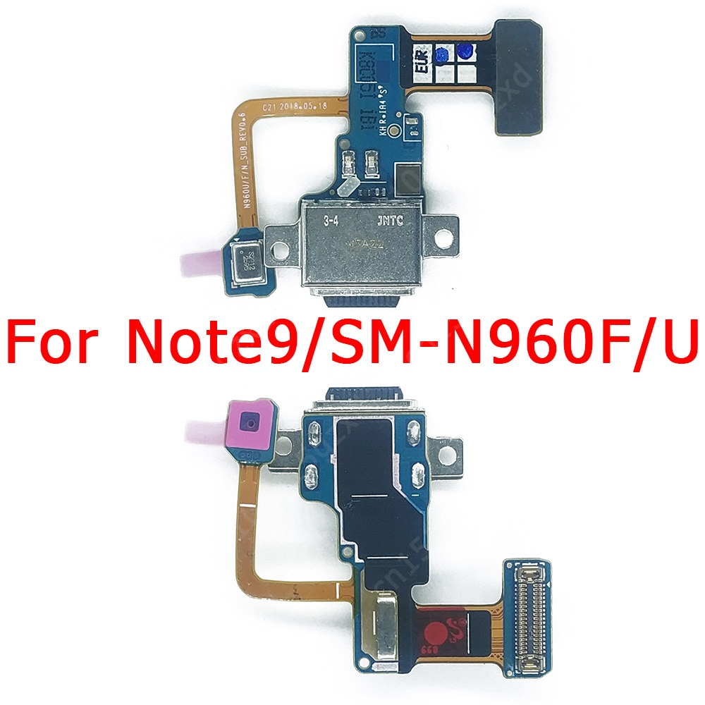Original Samsung Galaxy Note 9 Note9 N960 USB Charge Board Charging Port PCB Dock Connector Flex ...