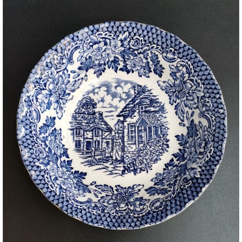 Hostess Tableware 🇬🇧 Made in England Merrie Olde Blue Cereal Bowl ...