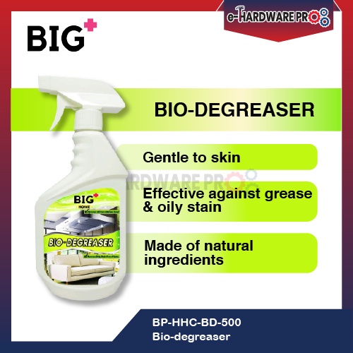 BIG+ Bio Degreaser 500ml Oven Cleaner Stove Kitchen Cleaner Spray ...