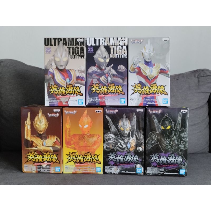 Ultraman Tiga Multi Type & Night Color Edition, Ultraman Trigger Multi ...