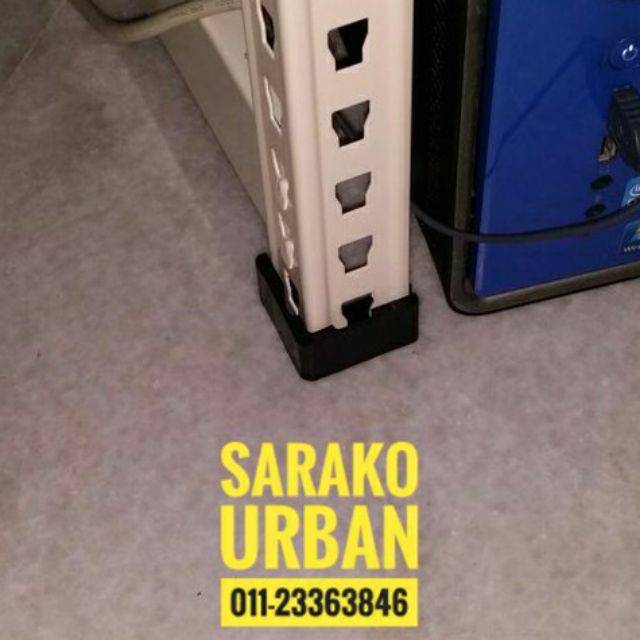Sarako Boltless Rack / Plastic Shoe Rack / Stopper / Rubber Base ...