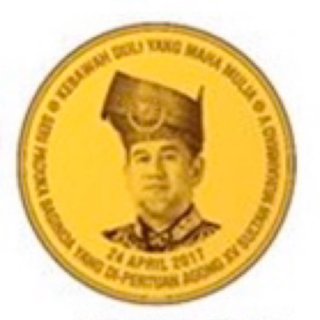 Malaysia 2017 Yang Di-Pertuan Agong XV RM1 Nordic Gold Coin Card ...