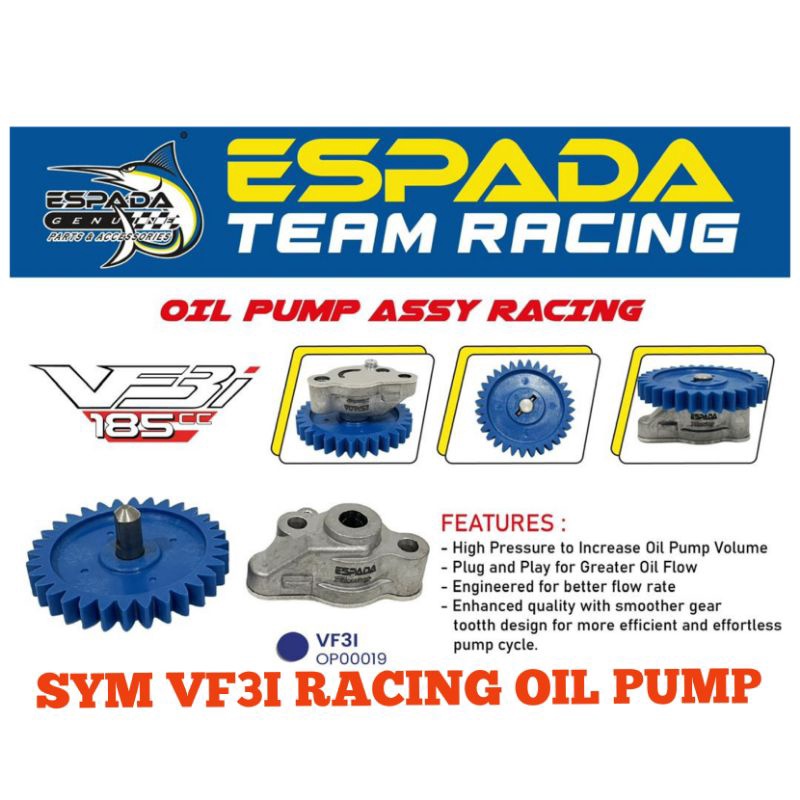 SYM VF3I 185 ESPADA RACING OIL PUMP | Shopee Malaysia