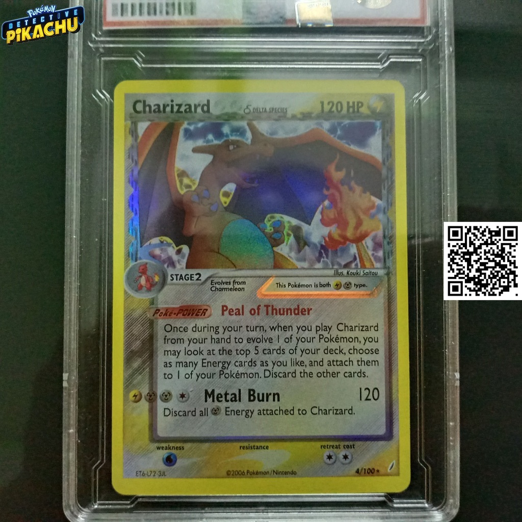 2006 Nintendo Card Pokémon Charizard 4 100 Evolution Fire Dinosaur ...