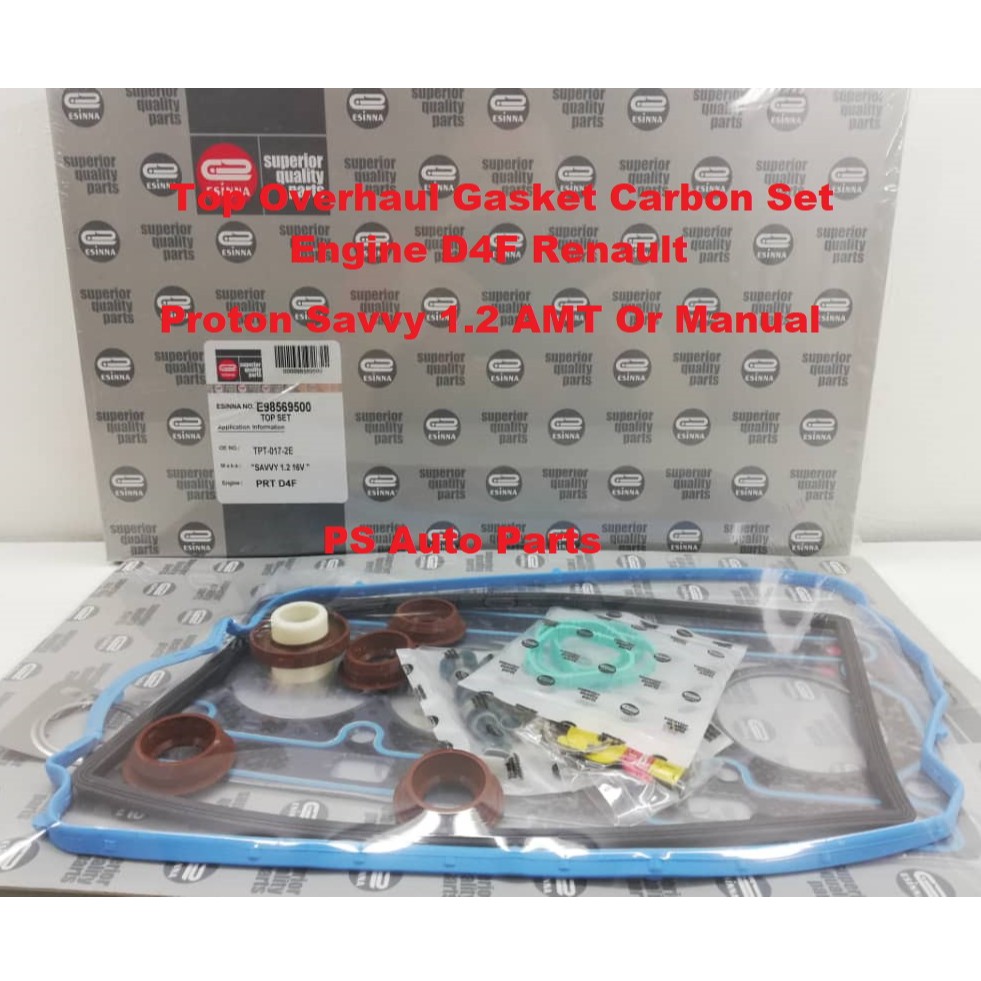 Original Esinna Top Overhaul Gasket Carbon Set Engine D4F Renault ...