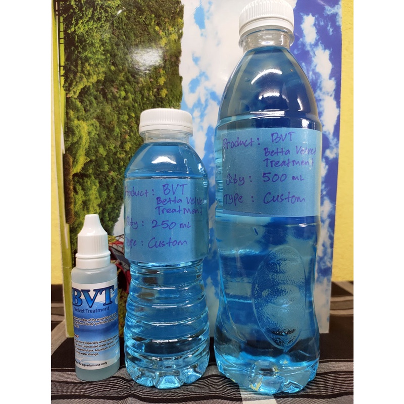 BVT Velvet Treatment for Betta Fish (Value pack 250ml & 500ml) | Shopee ...