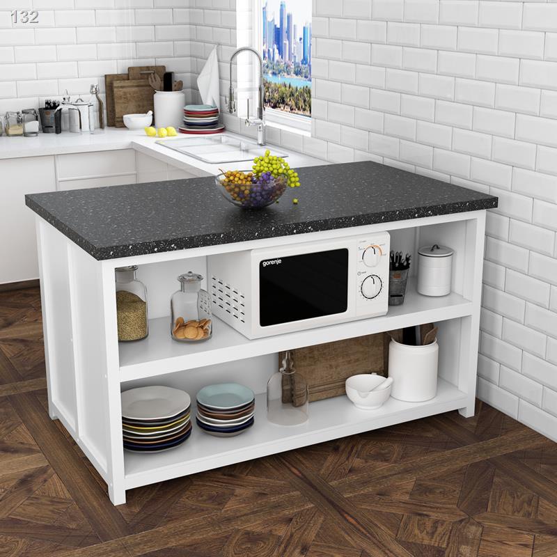 Marble practical kitchen bar open cabinet island table cabinet storage ...