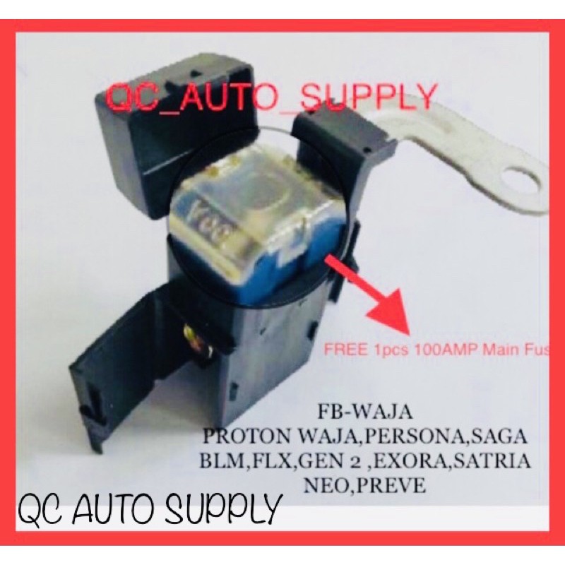 FB-WAJA ORIGINAL MAIN FUSE BOX FOR PROTON WAJA,EXORA,GEN2,SAGA BLM,FLX ...