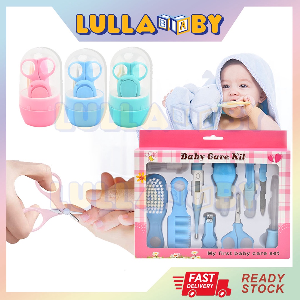 🔥READY STOCK🔥10 pc Baby Grooming Set Baby care Kit Baby Nail Clipper Nail Cutter Nail Scissors ...