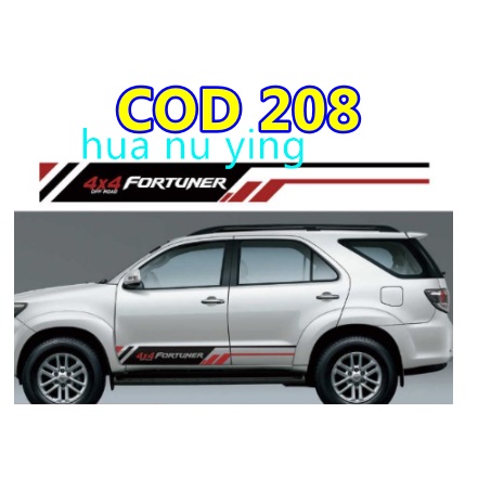 TOYOTA FORTUNER DECAL SIDE BODY STICKER ( 1SET ) | Shopee Malaysia