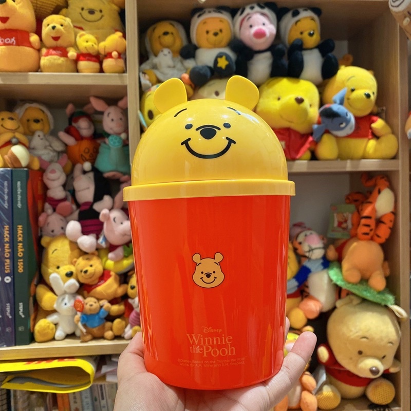 Mini Pooh Bear Trash Can | Shopee Malaysia