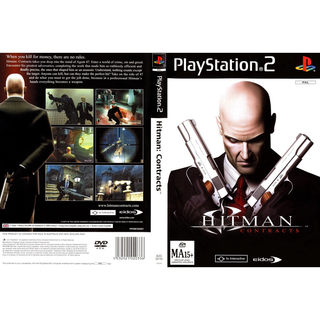 🔥PS2 CD DVD Games🔥 HITMAN CONTRACTS DVD game Playstation 2 | Shopee ...