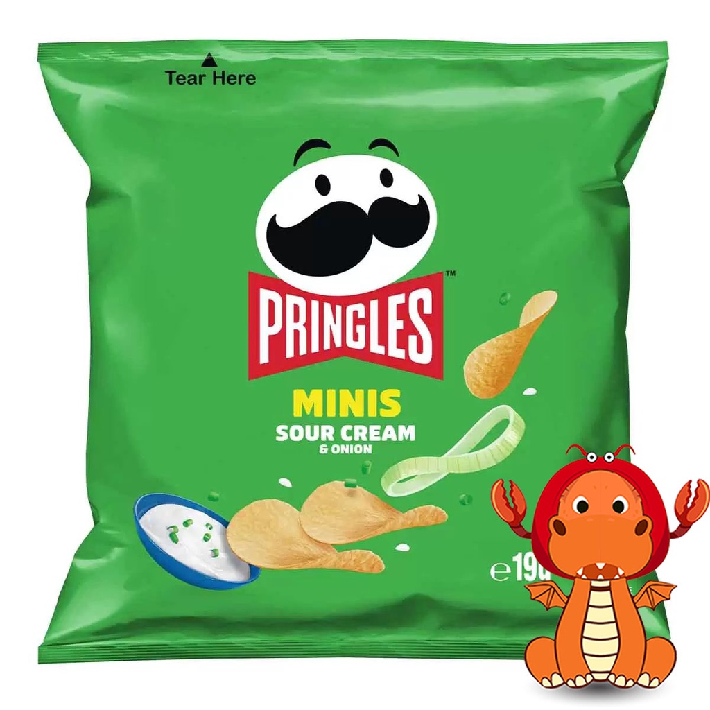 Pringles Minis Potato Crisps 19g Onion Milk Baked Flavor Chips Weilong ...
