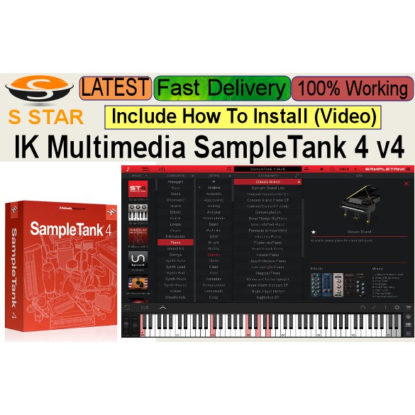 SAMPLETANK 4 - IK MULTIMEDIA (WINDOWS 64BIT VSTI) | Shopee Malaysia