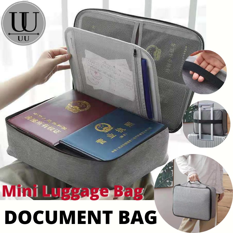 Document Bag Triple Layer Document Storage Bag Large Capacity Multi ...