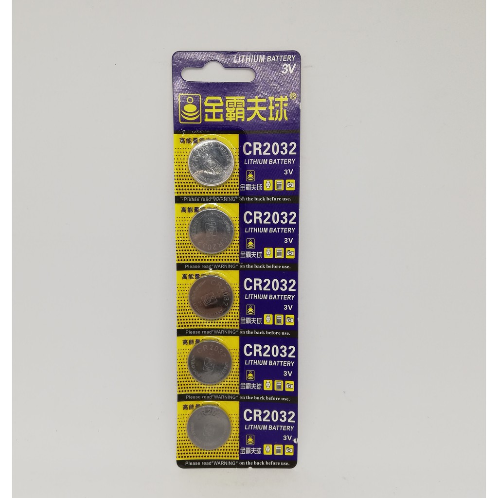 CR2032 CMOS Battery 3V Lithium Cell (5pcs/pack) | Shopee Malaysia