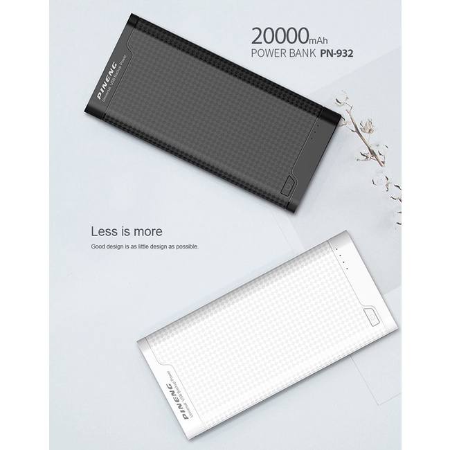 PINENG PN-931 10000mAh Powerbank PN931 10000mAh Lithium Polymer Power ...