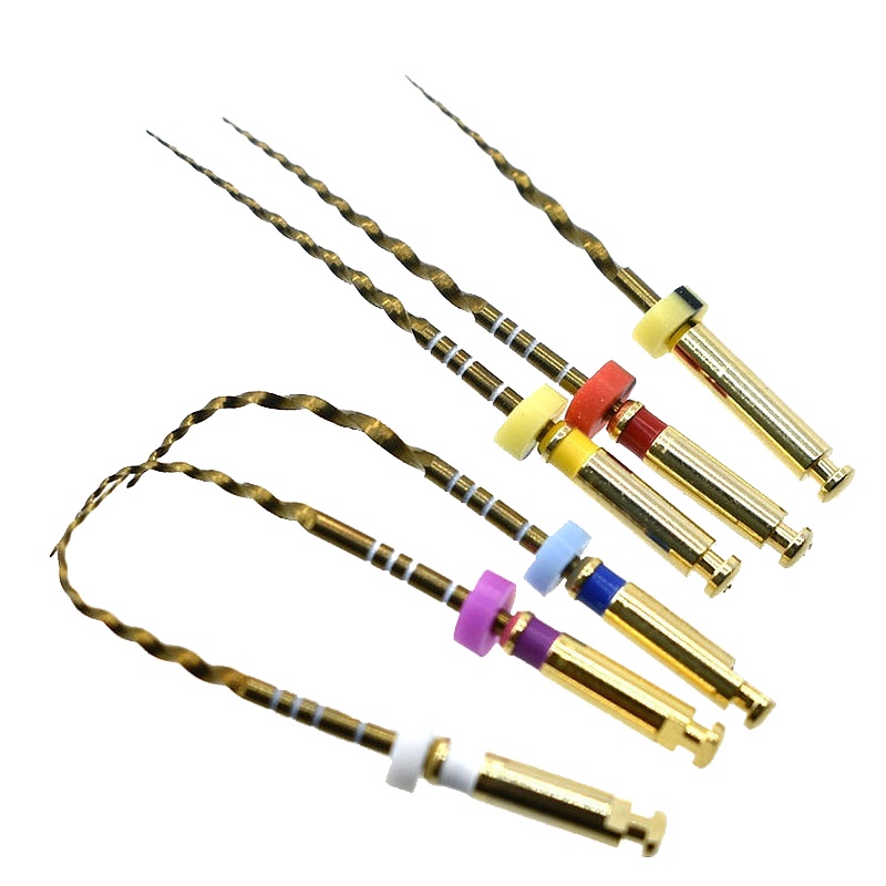Dental Super File Gold Rotary Pro Heat Activation Flexible Engine Taper ...