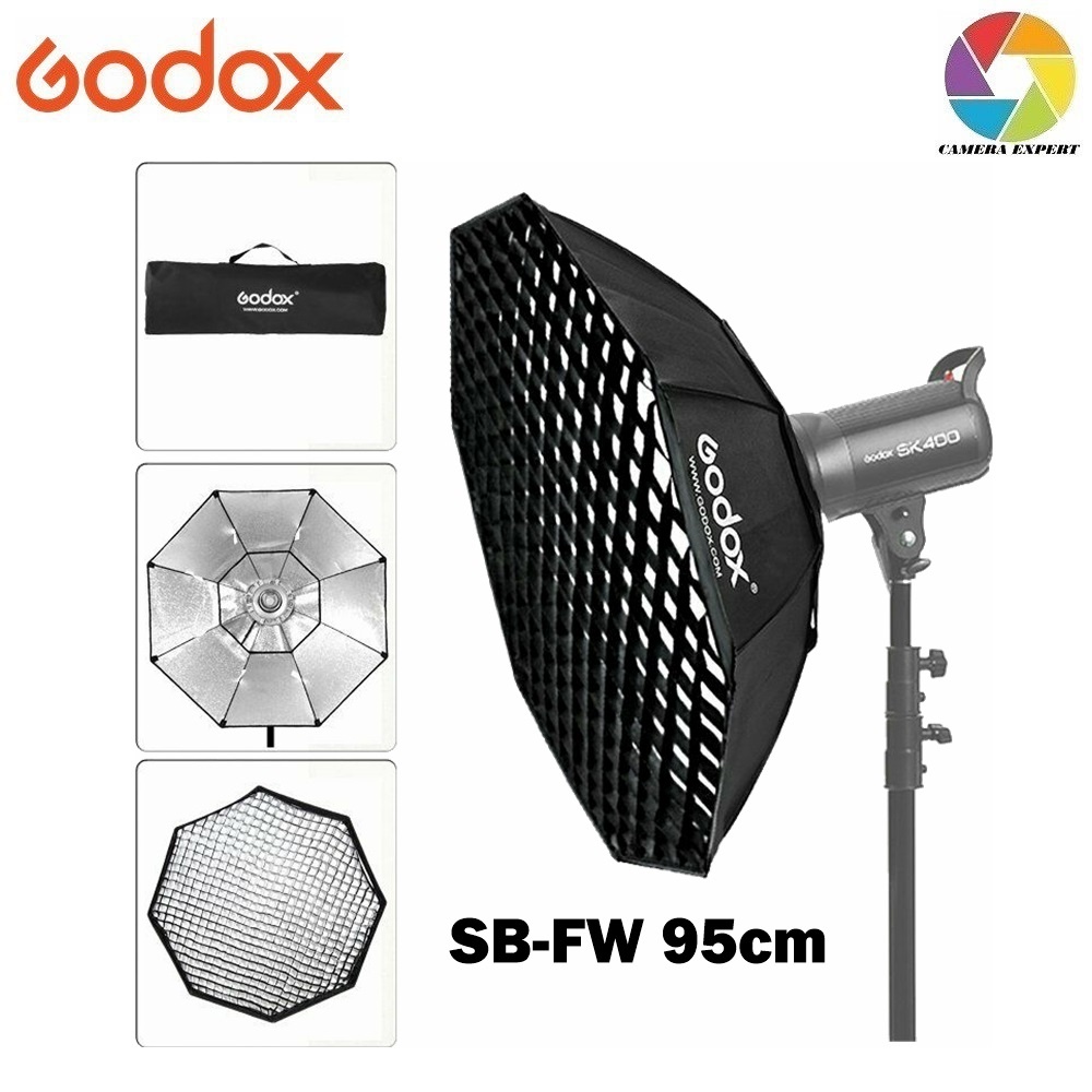 Godox SB-FW 95cm Octagon Softbox Flash Speedlite Studio Photo Light ...