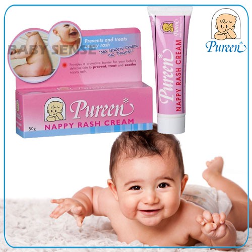 PUREEN Baby Nappy Rash Cream 50g -1 unit (EXP:07/2025)[READY STOCK ...