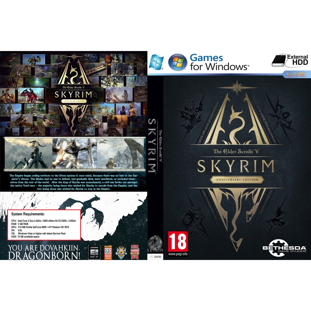 The Elder Scrolls V: Skyrim – Anniversary Edition PC GAME Offline ...