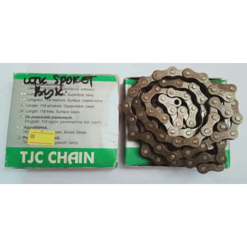 TJC CHAIN ( RANTAI BASIKAL SAIZ: 1/2" X 3/32")(UNTUK BASIKAL YANG ...