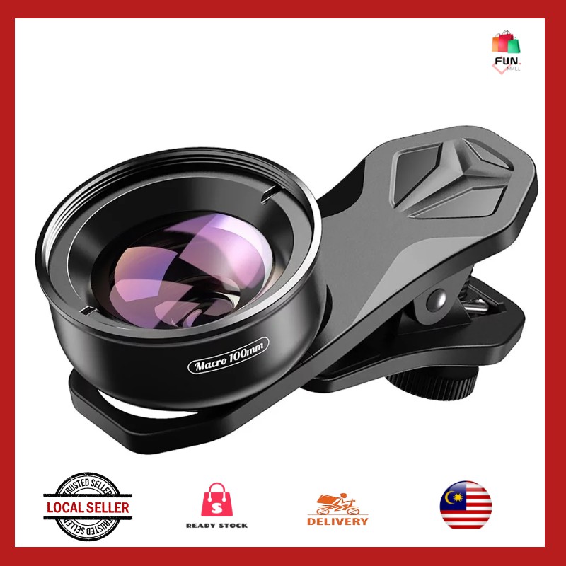 APEXEL HD Optical Phone Viewfinder 100mm HB100MM Macro Lens Mobile ...