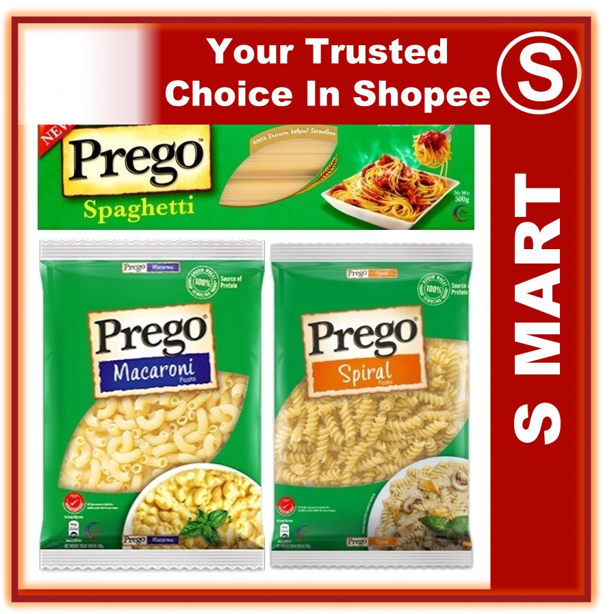 Prego Pasta (Spaghetti/Macaroni/Spiral) | Shopee Malaysia