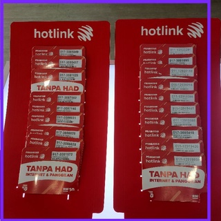 Simkad Hotlink Prepaid Sim Card Unlimited Internet Unlimited Call & Unlimited Hotspot | Shopee ...