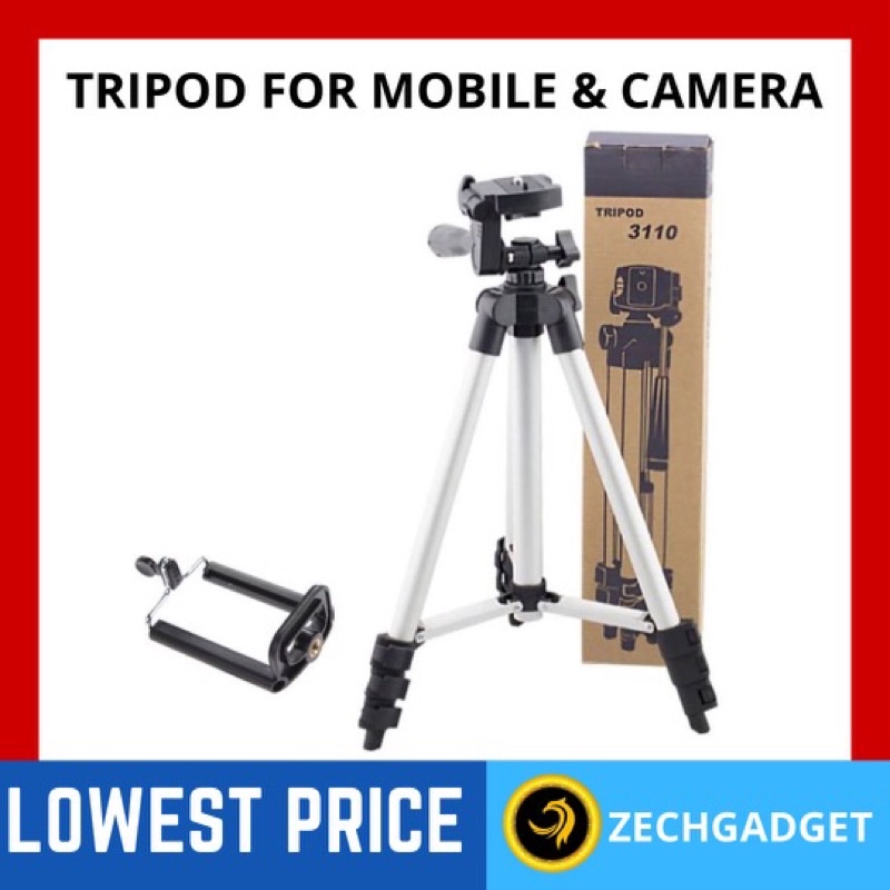 Tripod Stand For Mobile & Camera (Model 3110) | Shopee Malaysia