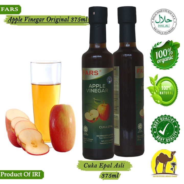 Fars Apple Vinegar Original 375ml | Shopee Malaysia