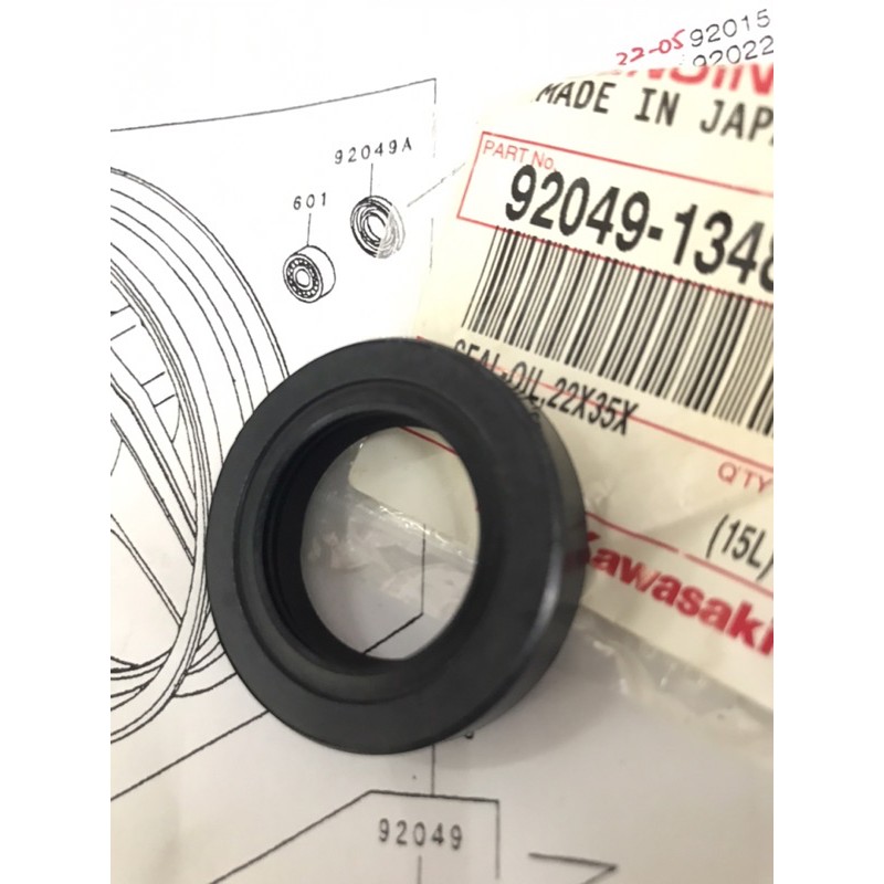 ZX150 RR150 SUPERKIPS OIL SEAL , FRONT RIM WHEEL RH / DISC SIDE RIGHT ...