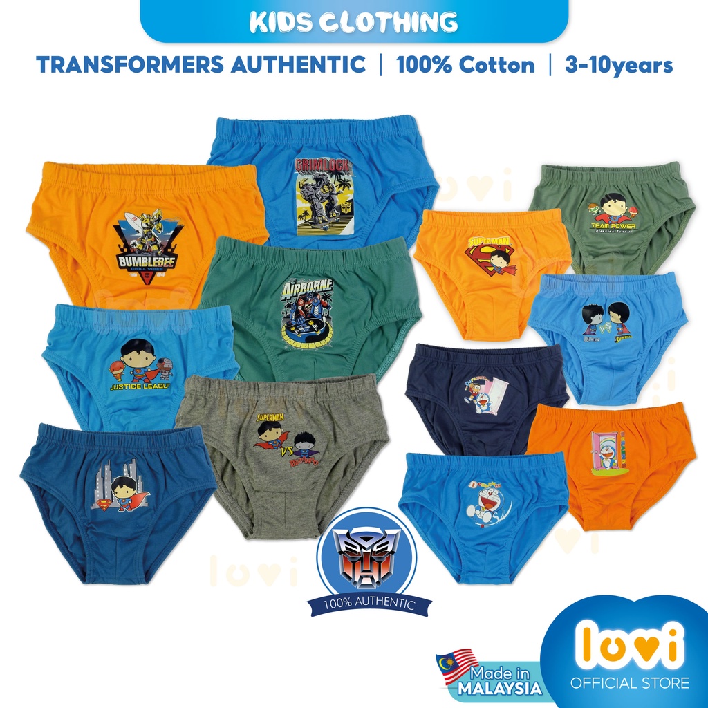 Transformers Superhero Doraemon Batman 3pc set Boy Toddler Kid 3y-10y ...