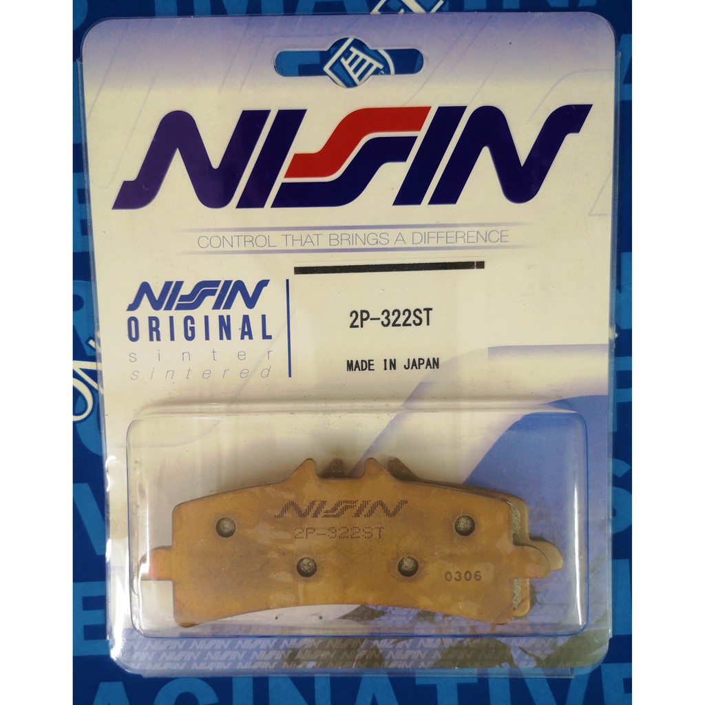 NISSIN BRAKE PAD 2P322ST For Brembo Caliper GP4/M4/M5,(Ninja H2R, ZX ...