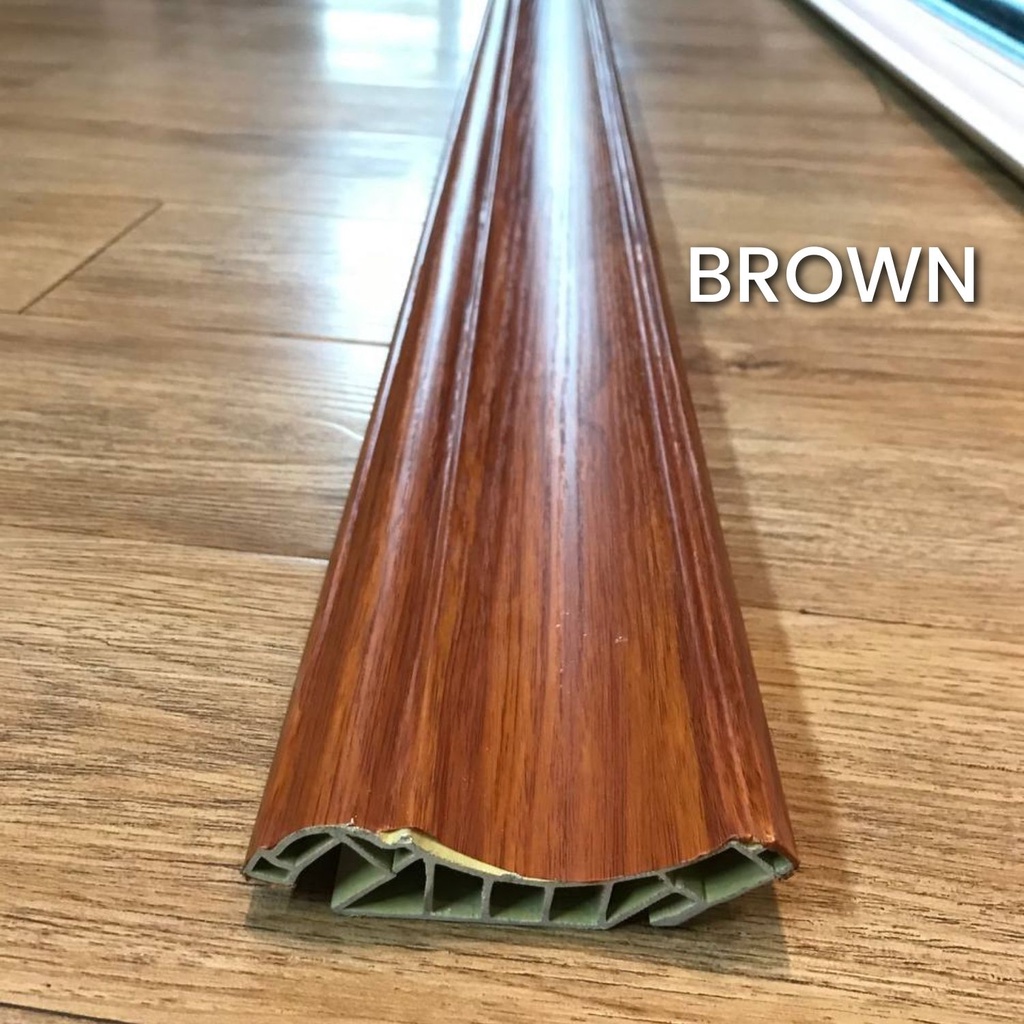 K2 VIVIDWAYS PVC SKIRTING 2.2 METER LONG 100MM HEIGHT(Black/White/Brown ...