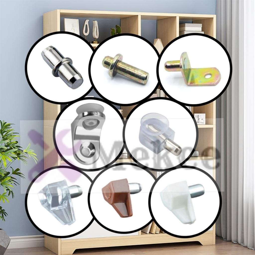 Shelf stud bracket support holder peg pin for wood shelf cabinet ...