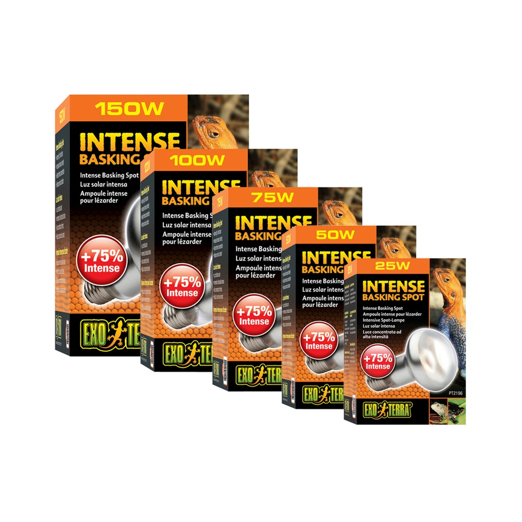 EXO TERRA INTENSE BASKING SPOT 25W 50W 75W 100W 150W *PT2196,PT2135,PT2136,PT2138,PT2140 ...