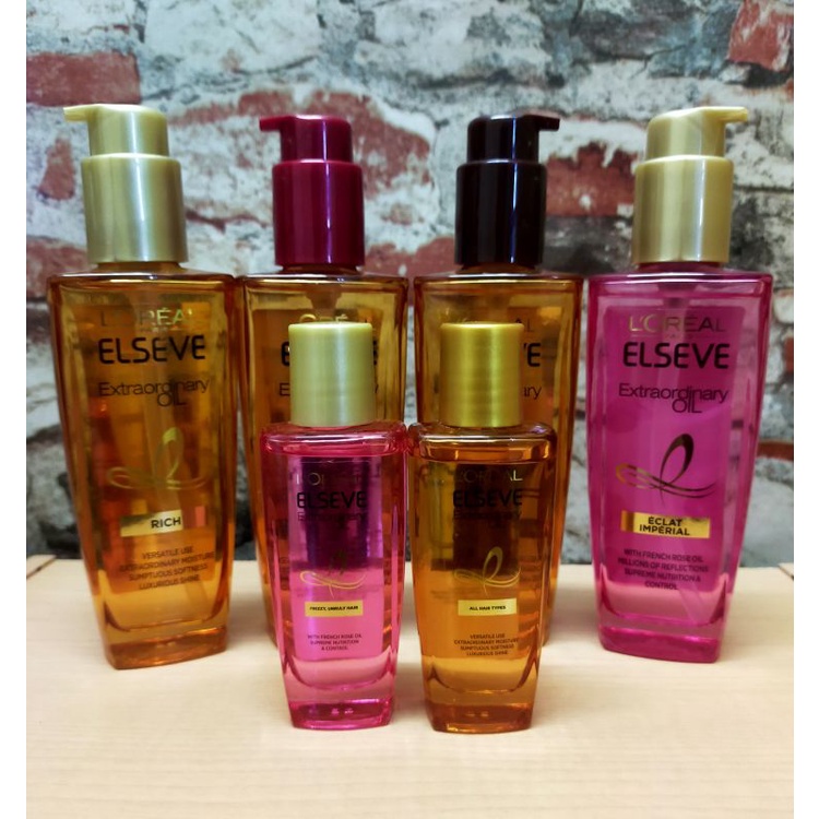 L'oreal Elseve Extraordinary Oil Light,Eclat Imperial,Rich & Extra Rich ...