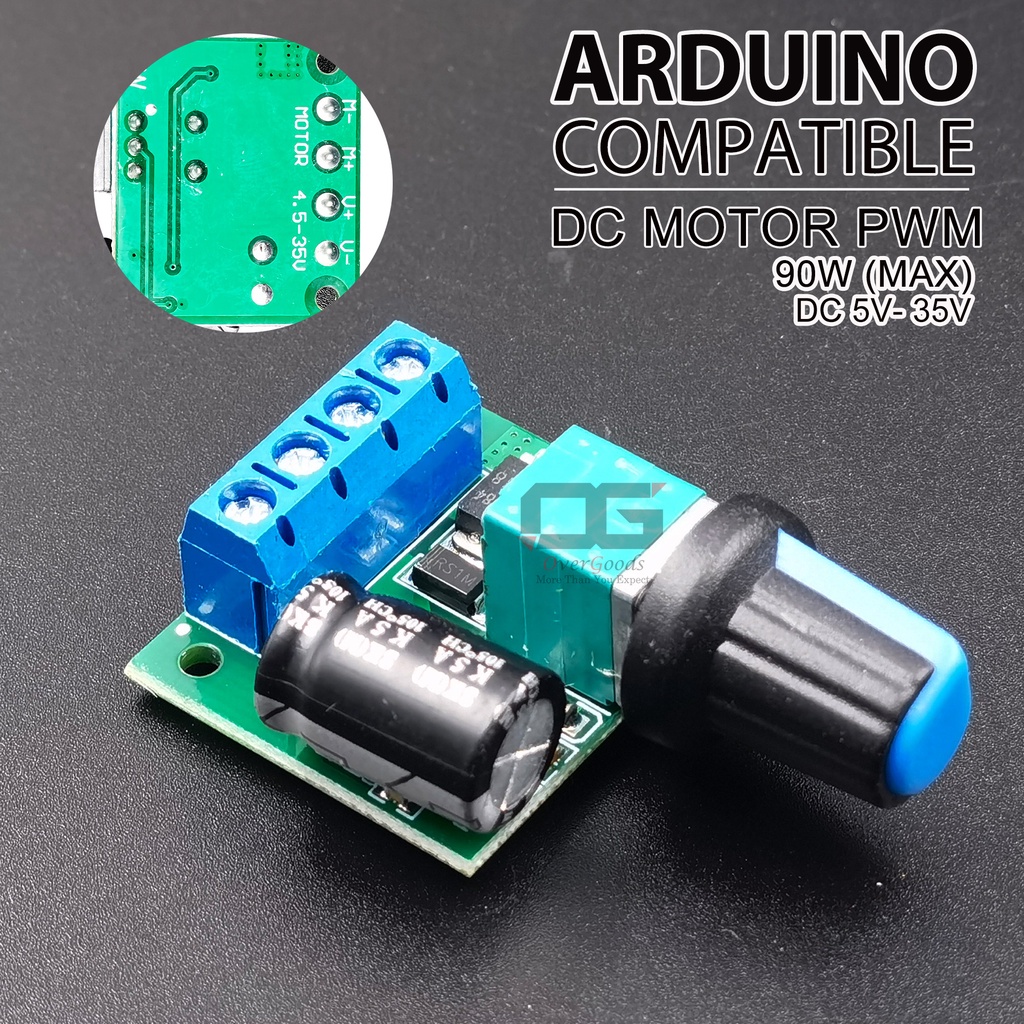 Arduino 5A LED Light Regulation mini PWM Motor Speed Controller DC 3V ...