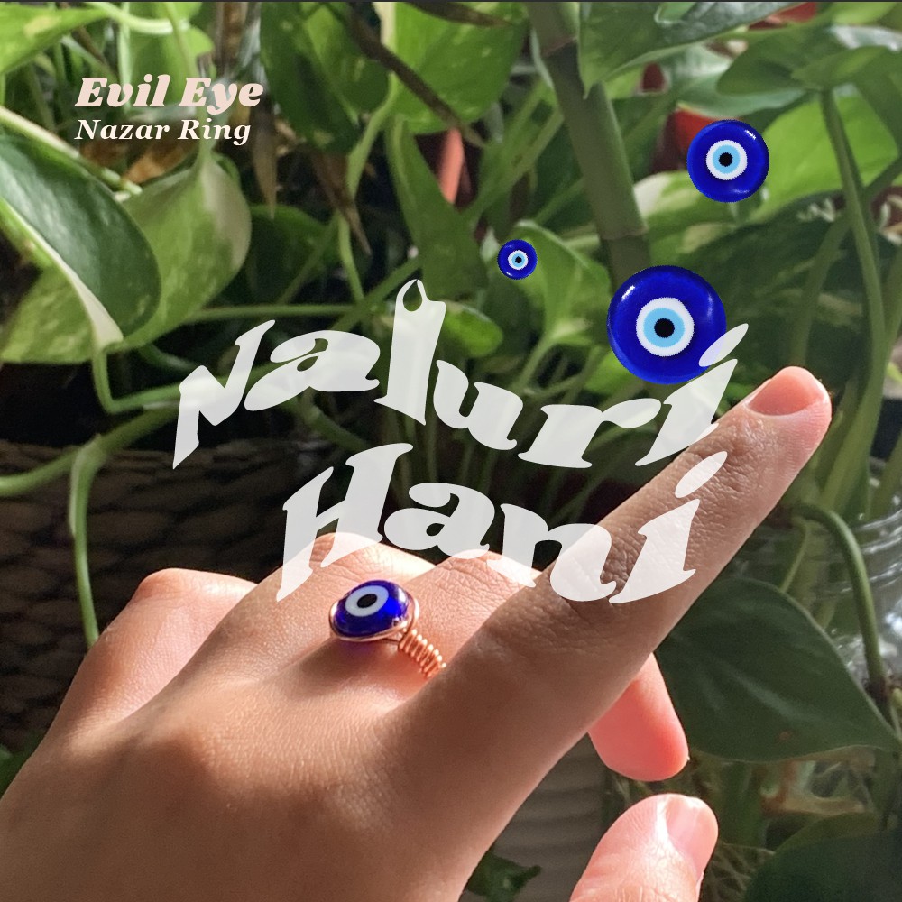 EVIL EYE Nazar Wire Wrapped Stone Rings Handmade TikTok Rings Stack ...