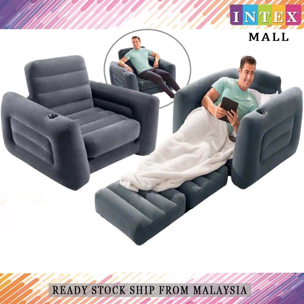 ORIGINAL INTEX 9 Type Pull-Out Sofa Inflatable Sofa Bed | Shopee Malaysia
