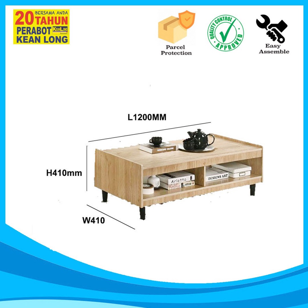 KLSB Meja Kopi / Coffee Table / Side Table / Meja Kopi Rendah / Meja ...