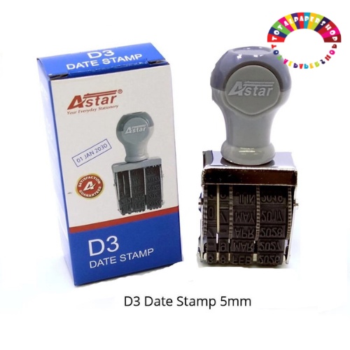 Astar Date Stamp D3 & D4 / Astar Cop Tarikh D3 ( (Large / besar )Astar ...