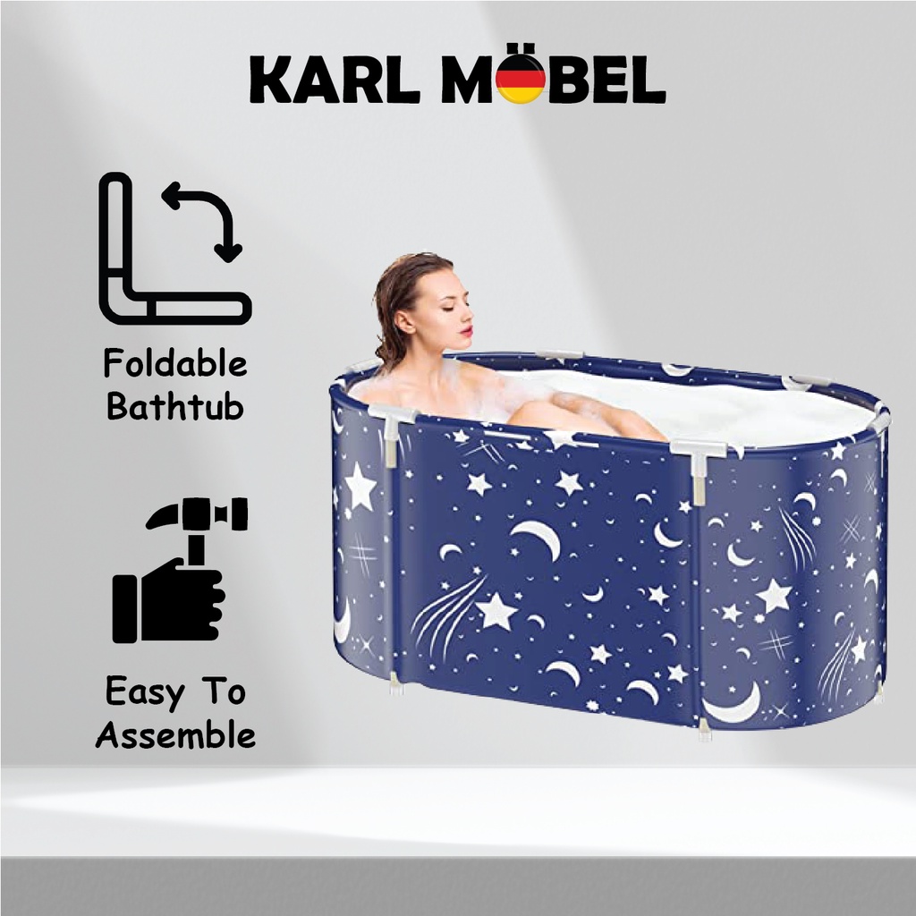 Bath tub foldable Tab mandi dewasa baby lipat mudah alih Folding water ...