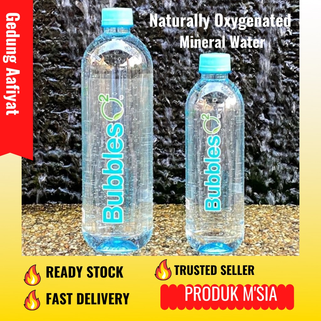 READY STOCK🔥FAST DELIVERY 🔥 425ml/24 BOTTLES BUBBLES O2 NATURALLY ...